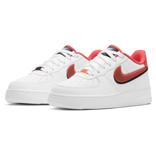 Buty Nike Air Force 1 (CW1574-101) WHITE/BRIGHT CRIMSON-BLACK | Obuwie ...
